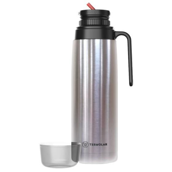 Garrafa Térmica R-evolution 100% Inox Rolha Clickmate com Bico 1 Litro ...