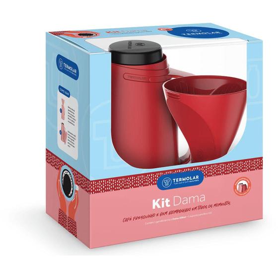 Garrafa Termica Rosca Bule Dama Verm.500ml C/coador Termolar - Garrafa ...