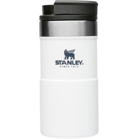 Garrafa Termica Stanley Classic The Neverleak Travel Mug 09856-013 - 250ML - Branco - Garrafa ...