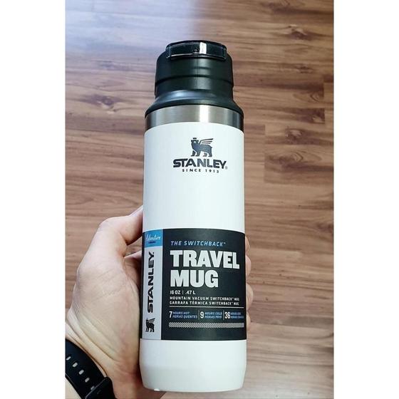 Garrafa Térmica SwitchBack Stanley Parede Dupla 473ml Branco - Garrafa ...