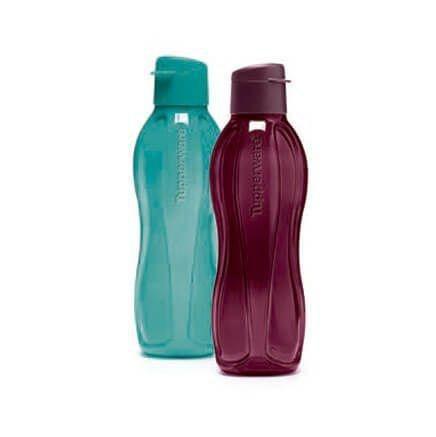 Garrafa Tupperware Eco Tupper 750ml Esmeralda + Merlot - Garrafa ...