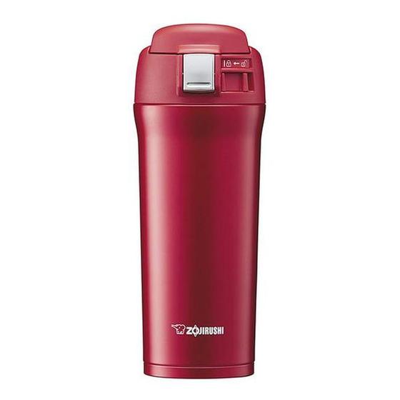 Garrafa Zojirushi Sm Yae48Ra Inox 480Ml Vermelho - Garrafa Térmica - Magazine Luiza