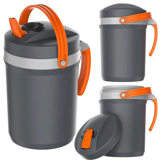 Garrafão Termolar Jarra Termica Tererê Flip Top 2,5 Litros - Botijão ...