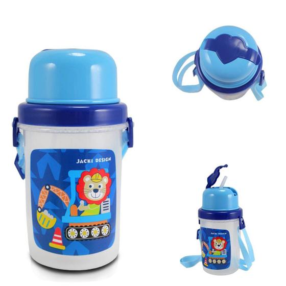 Garrafinha Squeeze Infantil 450ml Meninos Garrafa Agua Suco ...