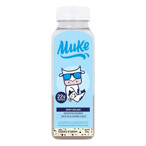 Garrafinha Whey Protein Mais Mu Isolado Muke 33g - Whey Protein ...