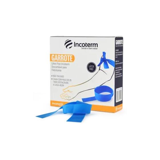 Garrote Sem Látex Cx C/ 25 Tiras - Incoterm - Garrote - Magazine Luiza