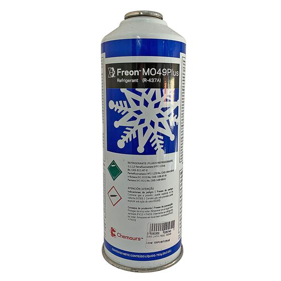 Gás Refrigerant DuPont - Freon MO49 Lata 750Gr - Dupont Chemours ...