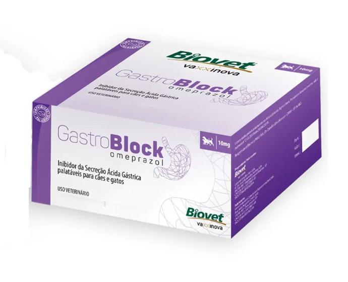 GastroBlock Omeoprazol 10mg Caixa com 50 Comprimidos Biovet - 30/04/23 ...
