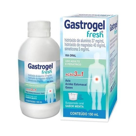 Gastrogel fresh 150ml sabor menta - MEDQUIMICA - Leite - Magazine Luiza