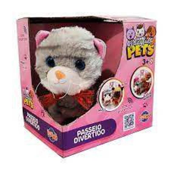 Gato de Pelucia Com Movimento e Som Playfull Petz - TOYSTER - Pelúcia ...