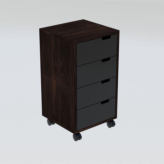 Gaveteiro Home Office Estilo Industrial Box Rovere Marsala Take a Seat ...