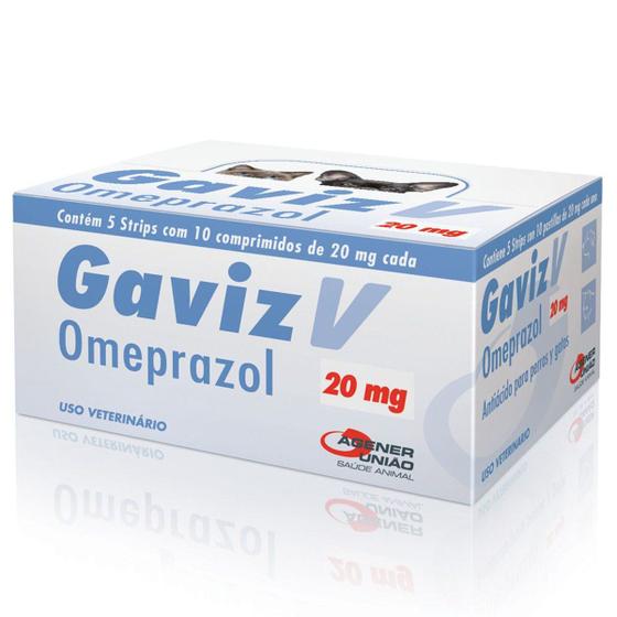 Gaviz 20mg 5 cartelas com 10 comprimidos - Agener - Farmácia Pet ...