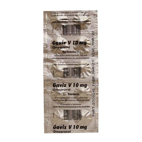 Gaviz V 10mg Agener União C/10 Comprimidos - Farmácia Pet - Magazine Luiza