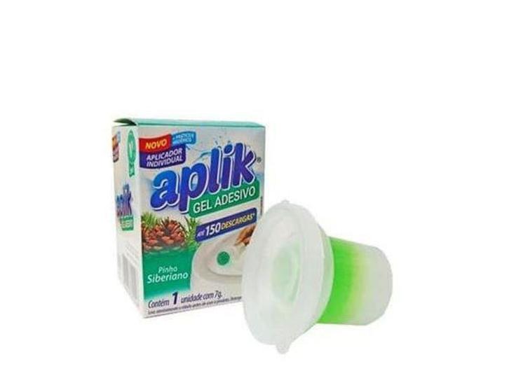 Gel Adesivo Sanitário Aplik Pinho 1 Adesivo-150 descargas - Pastilha ...