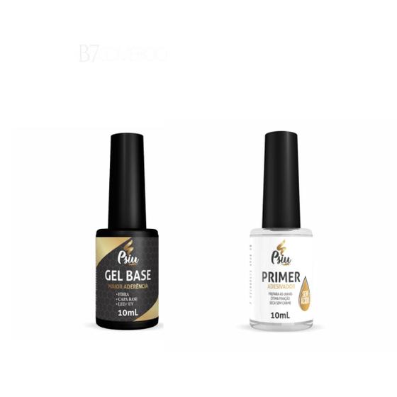 Gel Base 10ml + um produto á escolha Psiu - 2 unidades - Esmalte - Magazine Luiza