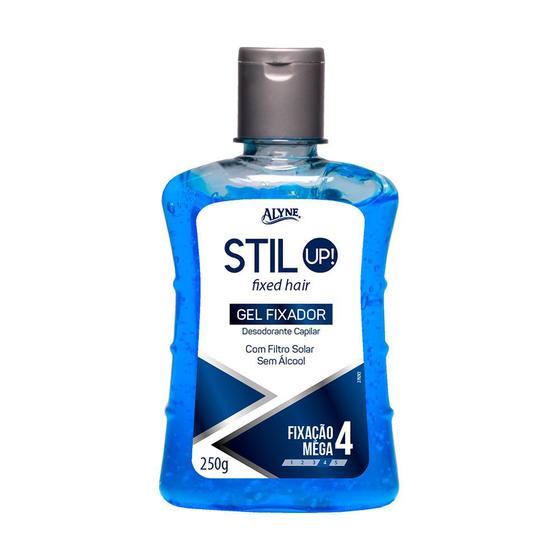 Gel Capilar Alyne Stil Up Fixação Mega Número 4 250g - Gel de Cabelo ...