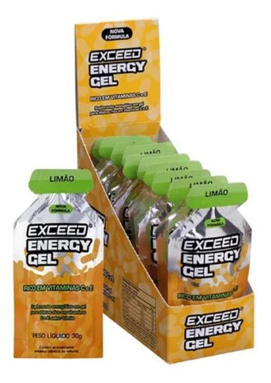 Gel Carboidrato Exceed Energy 10 Sachês Escolha Sabores - Produtos para ...