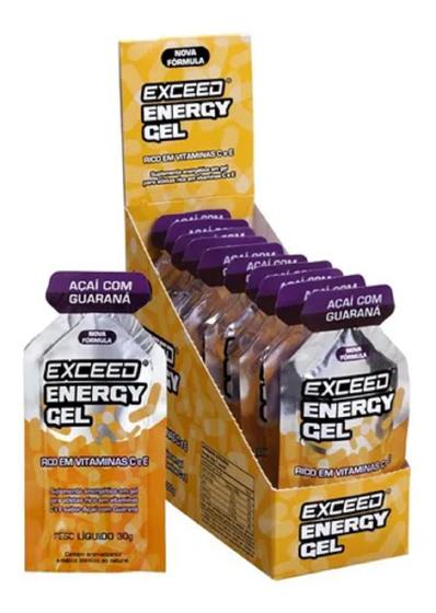 Gel Carboidrato Exceed Energy 10 Sachês Escolha Sabores - Produtos para ...