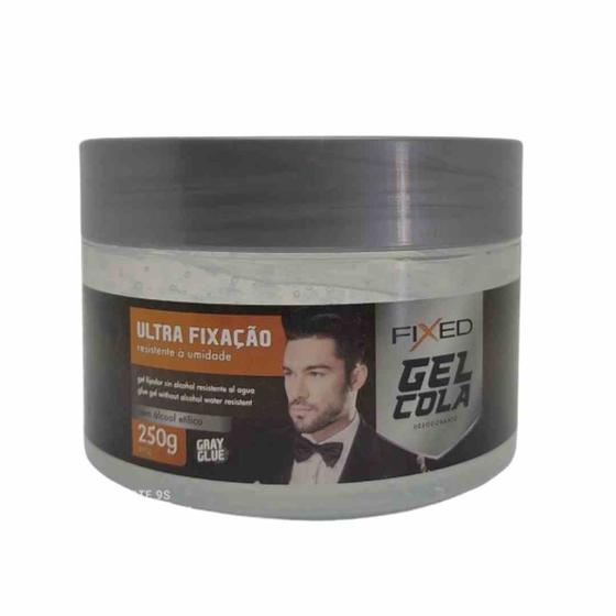 Gel Cola Ultra Fixação Gray Fixed 250g. Val: 05/2023 - Gel de Cabelo ...