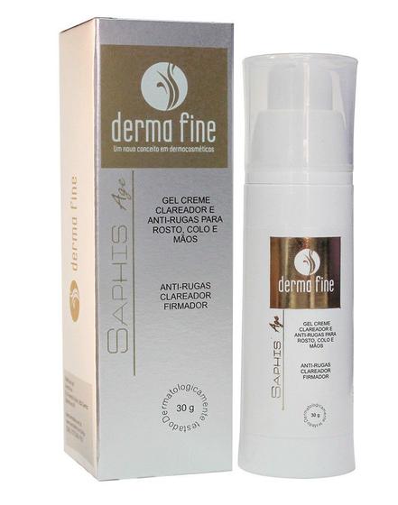 Gel Creme Clareador e Anti-Rugas Saphis Age Dermafine 30g - Derma Fine ...