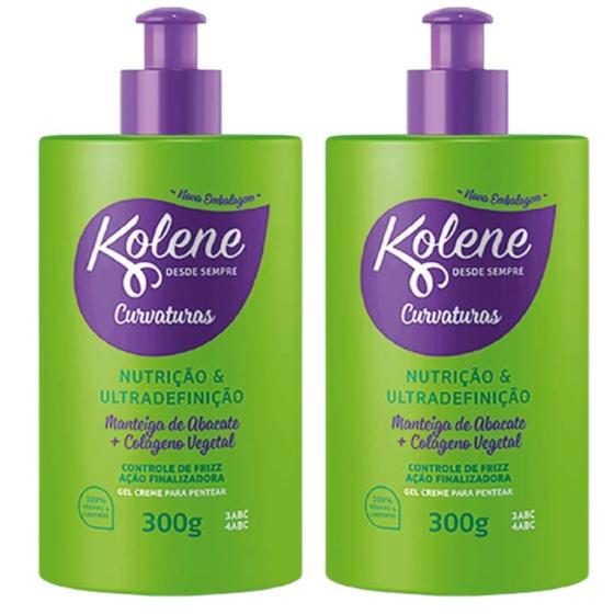 Gel Creme para Pentear Kolene Nutrição e Ultradefinição Cronograma ...