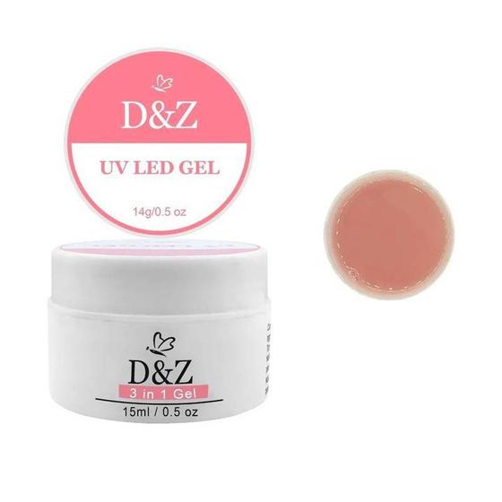 Gel D&z Uv Led 14g Original Alongamento Unhas Dz Acrigel Profissional - SETE Z - Gel para Unhas ...