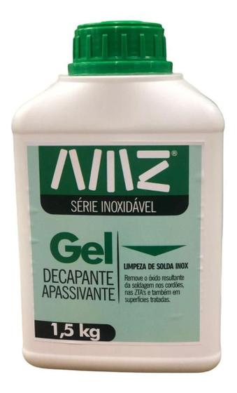 Gel Decapante Descontaminante Para Limpeza Inox 1,5Kg - Amazonia ...