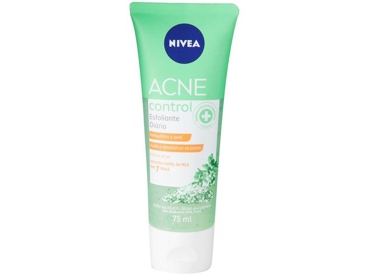 Gel Esfoliante Facial Nivea Acne Control 75ml - Esfoliante Facial ...