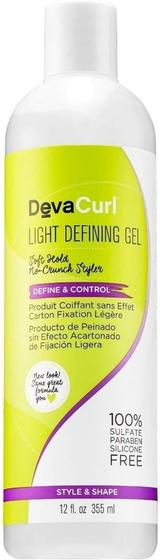 Gel Finalizador Deva Curl de Fixação Suave Angéll 355 ml Para Cabelos ...