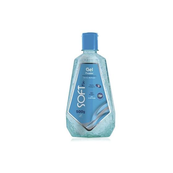 Gel Fixador Profissional Forte Fixação Soft Fix 500g - Gel de Cabelo ...