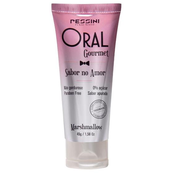 Gel Íntimo Comestível com Efeito Térmico Excitante Oral Gourmet Pessini Sabor No Amor, 45g - Gel ...