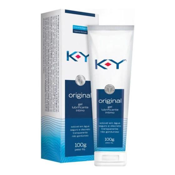 Gel Lubrificante Íntimo K-Y Ky Neutro Base de Água - 100g - Lubrificante Íntimo Sexual ...