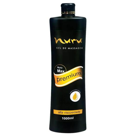 Gel massagem nuru premium max corpo a corpo alta viscosidade 1000ml ...