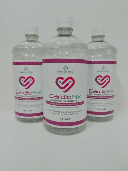 Gel para ECG -CardioFix 1 kg - SupportMed - Gel Condutor - Magazine Luiza