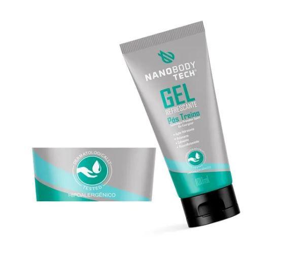 Gel Refrescante Nanobodytech 100ml Pós Treino Hidrata Relaxa ...