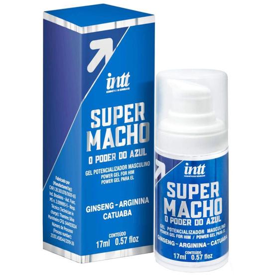 Gel Super Macho O poder do Azul 17ml - Intt - Lubrificante Íntimo ...