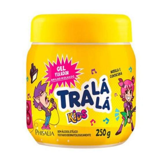 Gel Trá Lá Lá Kids Tradicional 250g - PHISALIA - Gel de Cabelo ...