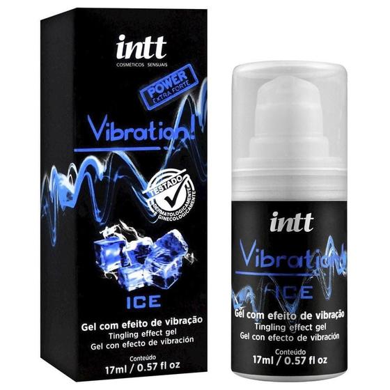 Gel Vibration Power Extra Forte ICE - Intt - Lubrificante Íntimo Sexual ...