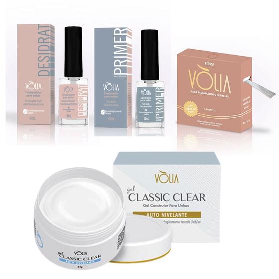 Gel Volia Classic Clear + Desidrat + Fibra + Primer Vólia - Vòlia ...
