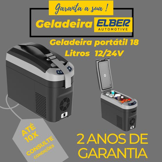 Geladeira Caminhão Elber 18 Litros Elber Cab18 - Geladeira Automotiva ...