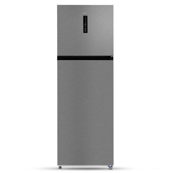 Geladeira Midea Frost Free Duplex 347L RT468MTA Inox - Geladeira Duplex ...