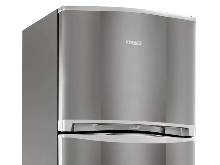 Geladeira/Refrigerador Consul Frost Free Duplex - 263L Inox CRM33ER ...
