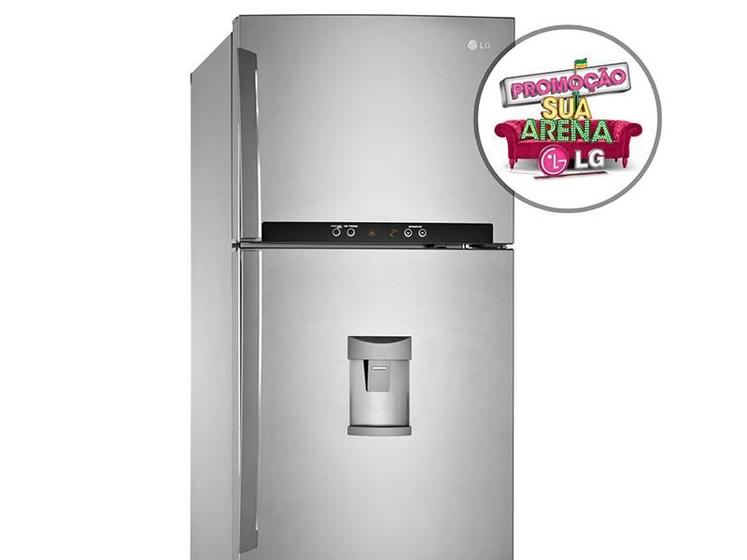 Geladeira/Refrigerador LG Frost Free Duplex 441L - c/ Dispenser de Água ...