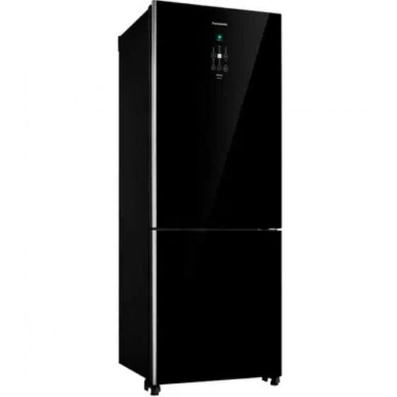 Geladeira Refrigerador Panasonic Black Glass 480L Frost Free Duplex ...