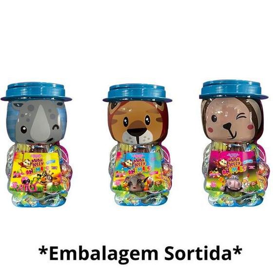 Gelatina Docinha Mini 100Un Animais Vários Sabores de Frutas - Danilla ...