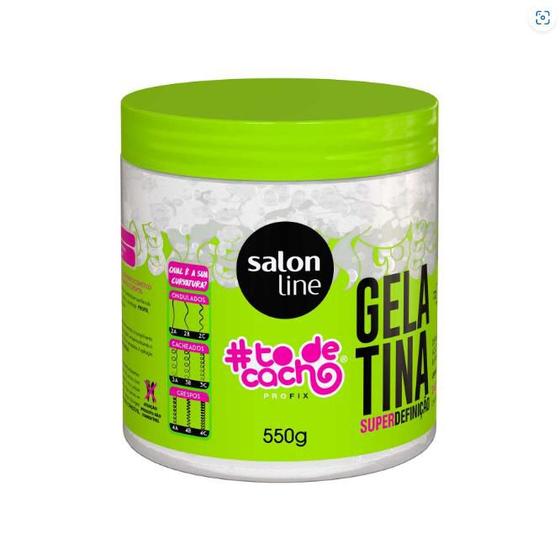 Gelatina Super Definição Salon Line 550g - Gelatina Capilar - Magazine ...