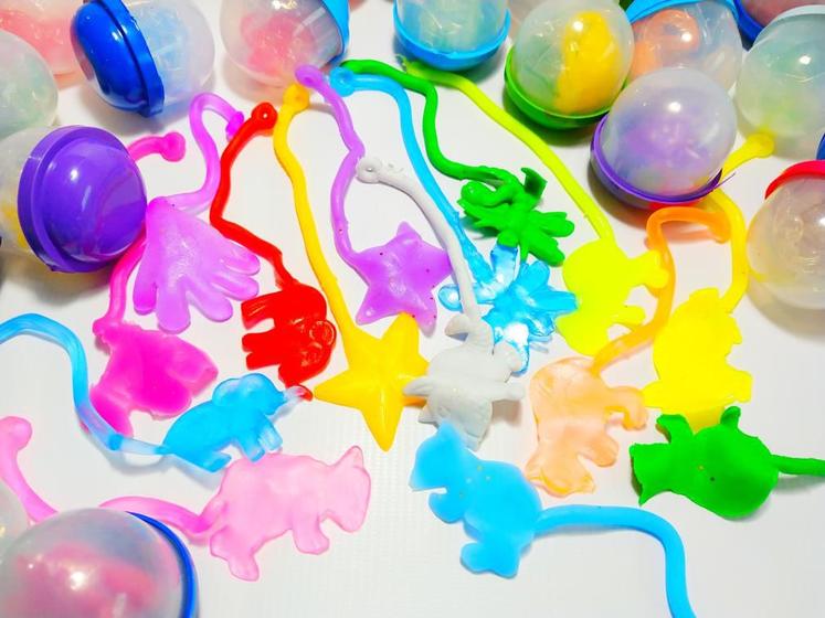 Geleca Gruda 50 Unid P Kit Festa Lembrancinha - Bolinha Magica - Slime ...