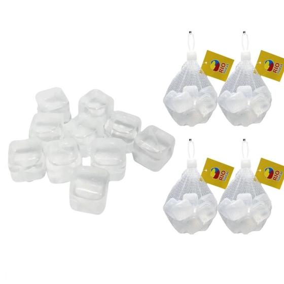 Gelo Artificial Reutilizavel com 40 Cubos em Plastico Rio Tijucas ...