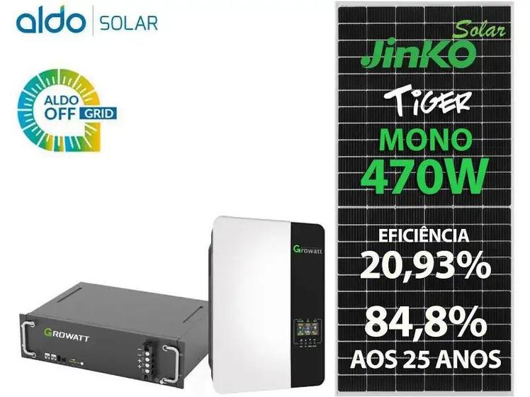 Gerador De Energia Solar Growatt Off Grid Solo Romagnole Growatt Gf 2 ...