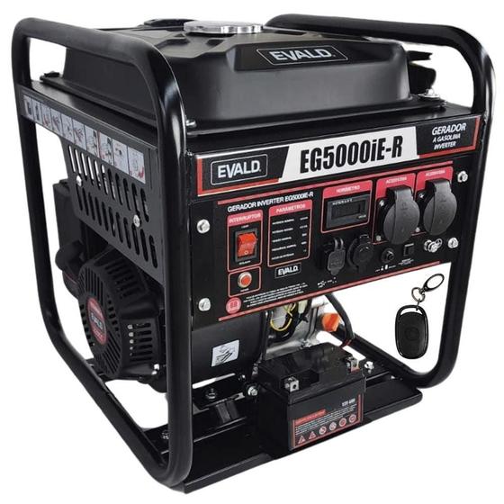 Gerador Energia Gasolina 4,5 KVA Digital Inverter Partida Elétrica ...